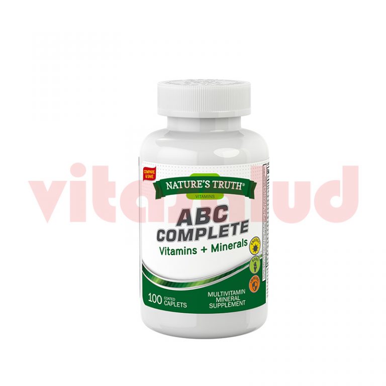 NATURE’S TRUTH ABC VITAMINAS & MINERALES 100 TABLETAS – Vitasalud