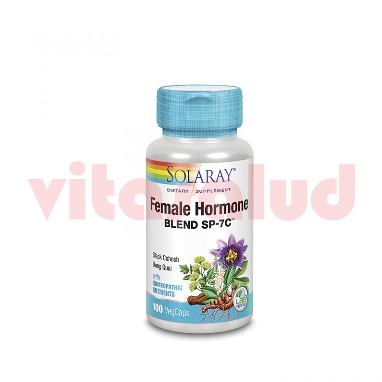 SOLARAY FEMALE HORMONE BLEND 100 CAPSULAS – Vitasalud