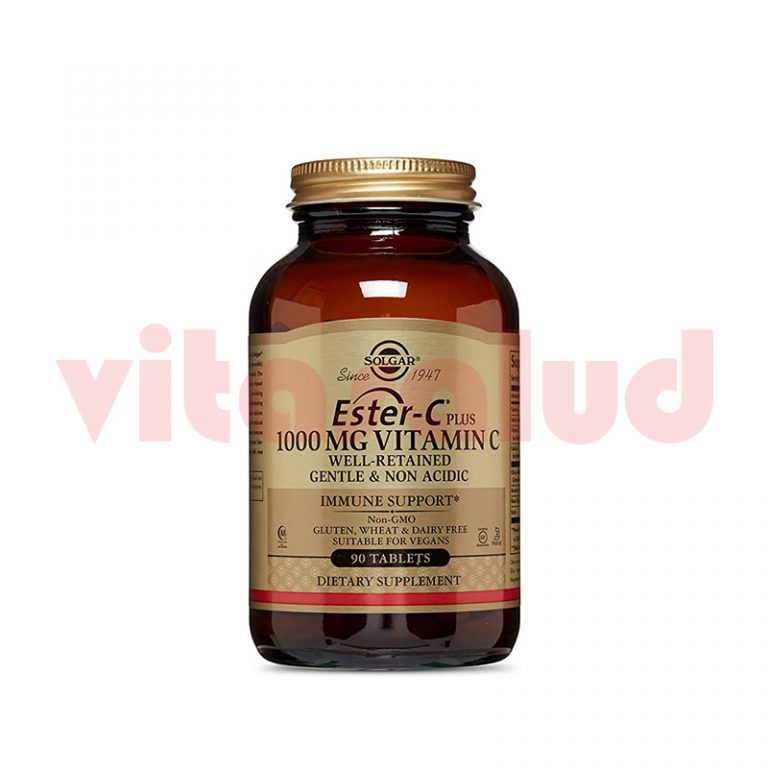SOLGAR VITAMINA C 1000MG PLUS 90 TABLETAS – Vitasalud