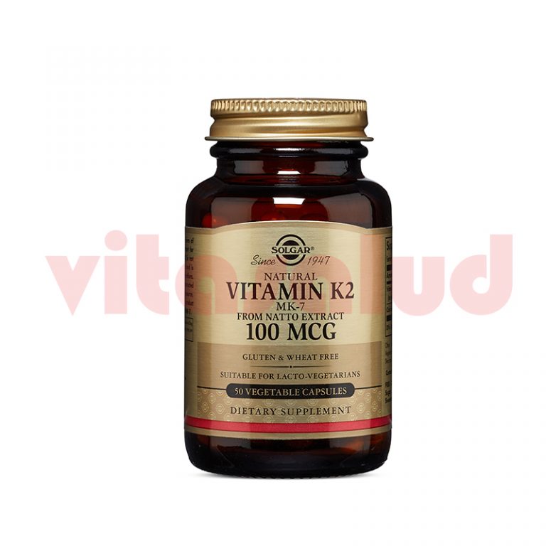 SOLGAR VITAMINA K2 100MCG 50 CAPS – Vitasalud