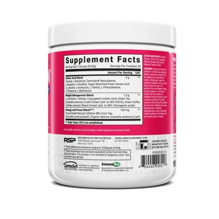 RSP AMINOLEAN FRUIT PUCH 9.52OZ 30 SERVICIOS – Vitasalud