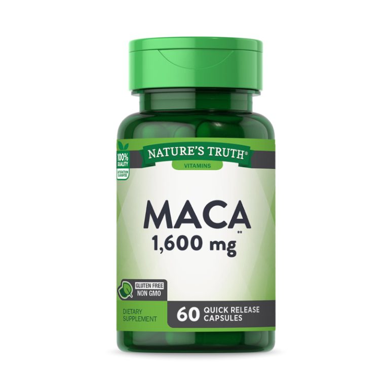 NATURE’S TRUTH MACA 1600 mg 60 CAPSULAS – Vitasalud