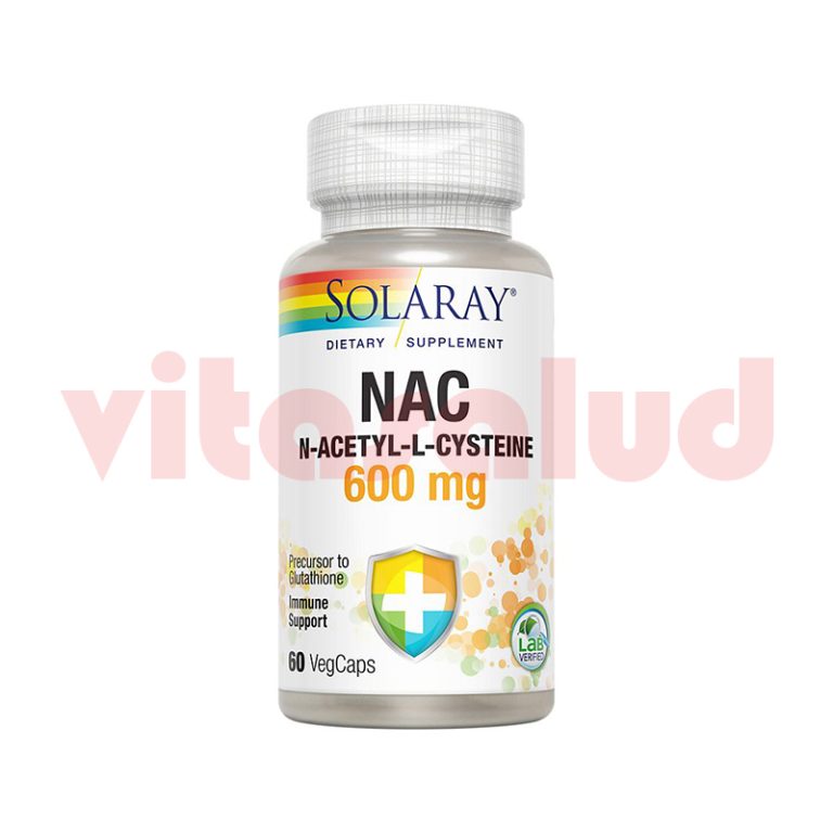 SOLARAY NAC 600 MG 60 CAPS – Vitasalud