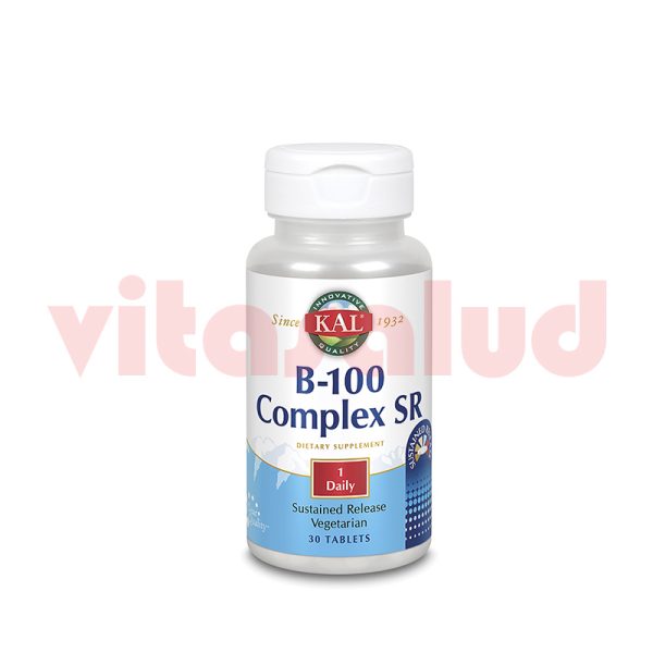 KAL STRESS B COMPLEX 100 TABLETAS – Vitasalud