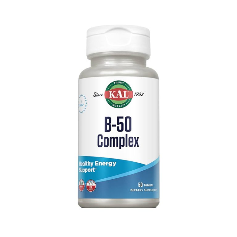 VITAMINA B COMPLEX KAL 50 TABLETAS – Vitasalud