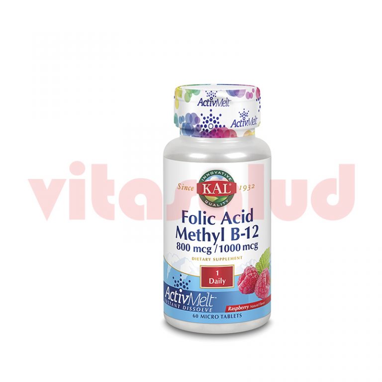 KAL ACIDO FOLICO & VITAMINA B12 60 TABLETAS – Vitasalud