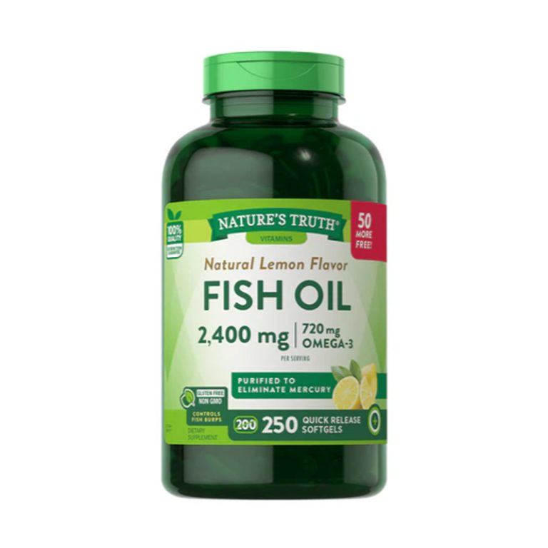 NATURE’S TRUTH OMEGA 3 2000 MG SABOR LIMÓN 250 CAPS – Vitasalud