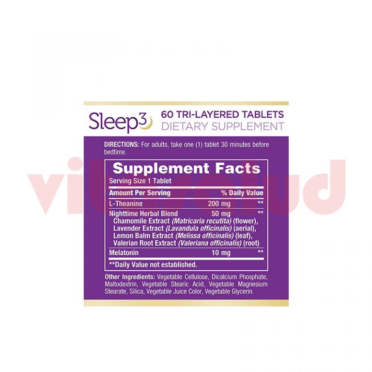 SLEEP 3 NATURE´S BOUNTY 30 TABLETAS – Vitasalud