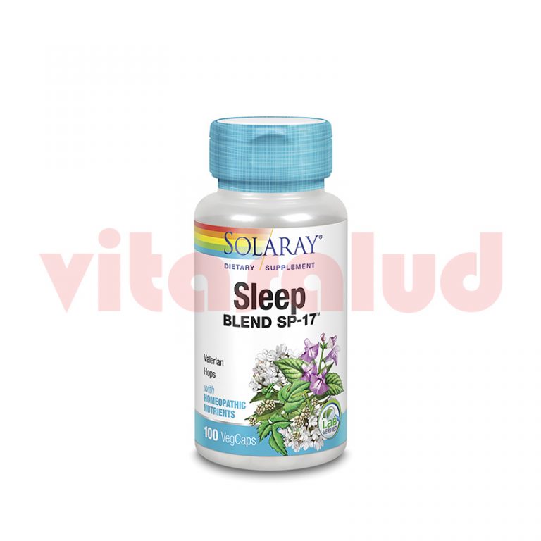 SOLARAY SLEEP BLEND SP-17 100 CAPS – Vitasalud