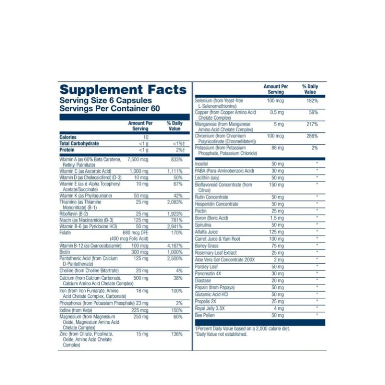 SOLARAY SPECTRO ENERGY 120 CAPSULAS – Vitasalud