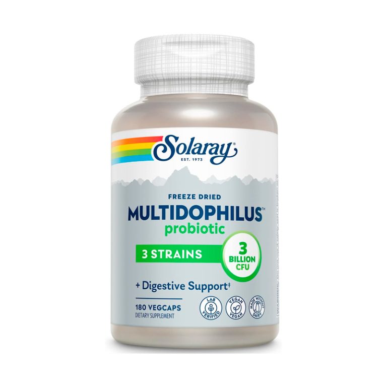 SOLARAY VEGAN ACIDOPHILUS CARROT 120 CAPSULAS – Vitasalud