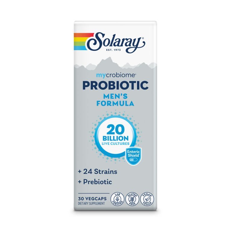SOLARAY PROBIOTIC 30 BILLONES MEN´S 20 CAPSULAS – Vitasalud