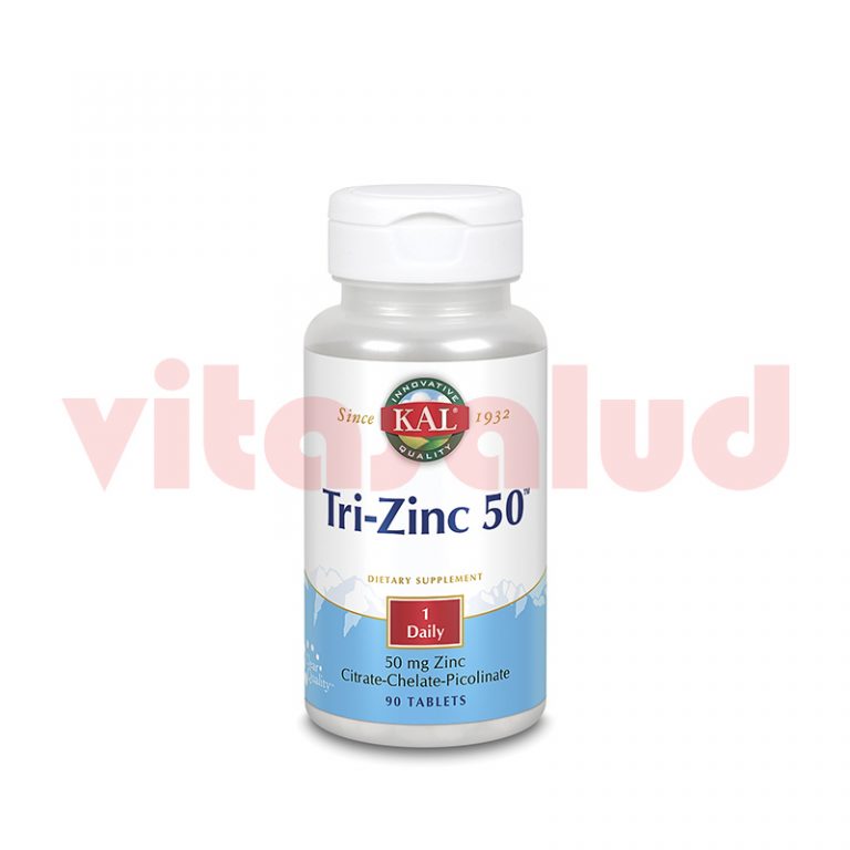 KAL TRI-ZINC 50MG 90 TABLETAS – Vitasalud