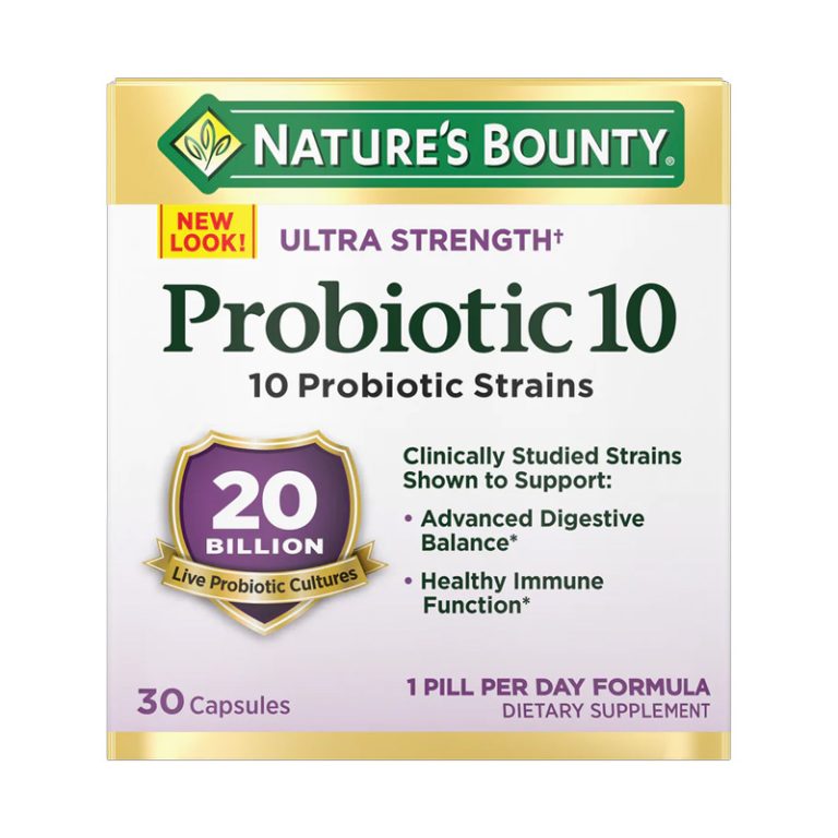 NATURE’S BOUNTY PROBIOTIC GX 20 BILLONES 25 CAPS – Vitasalud