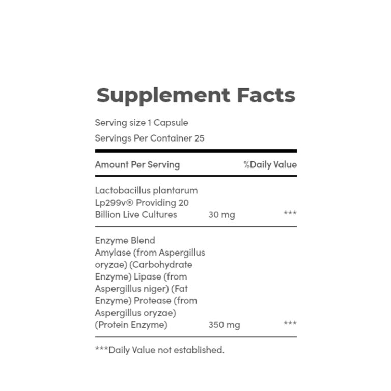 NATURE’S BOUNTY PROBIOTIC GX 20 BILLONES 25 CAPS – Vitasalud