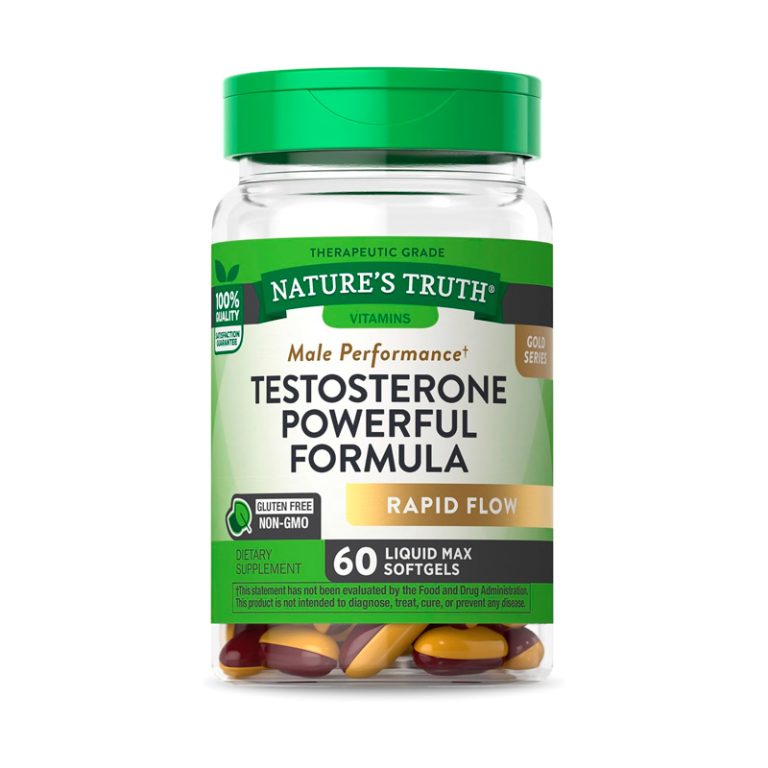 NATURES TRUTH TESTOSTERONE POWER FOR MEN 60 CAPS – Vitasalud