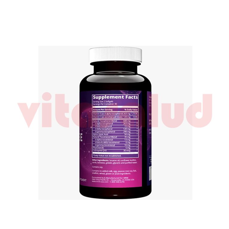 MRM NUTRITION COMPLETE E 60 SOFTGELS – Vitasalud