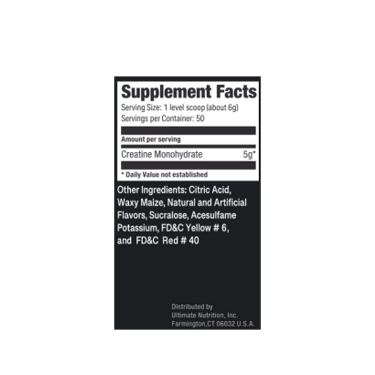 ULTIMATE NUTRITION CREATINE MONOHYDRATE ORANGE 10.5 OZ – Vitasalud
