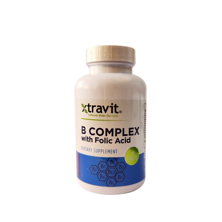 B COMPLEX WITH FOLIC ACID 30T – Vitasalud