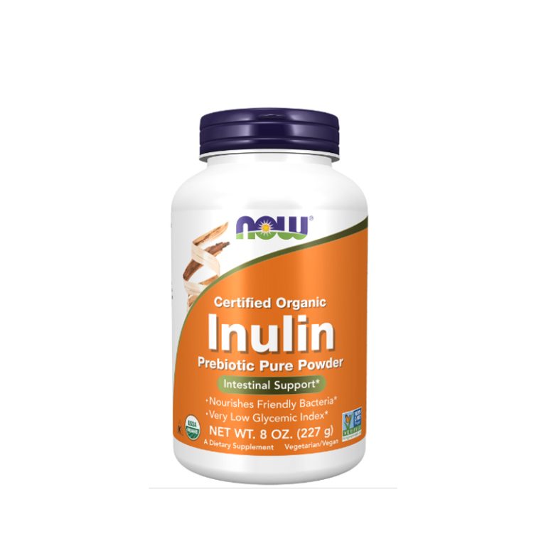 NOW ORGANIC INULIN PROBIOTIC PURE POWDER 8OZ – Vitasalud