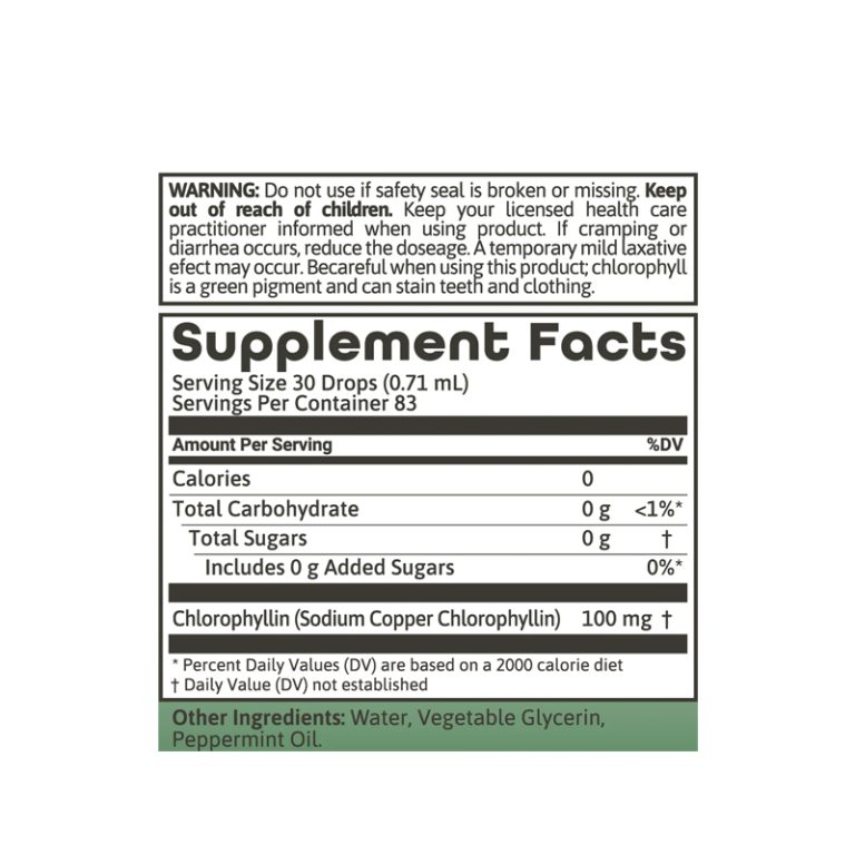 DYNAMIC HEALTH CHLOROPHYLL ULTRA 20X 2OZ – Vitasalud