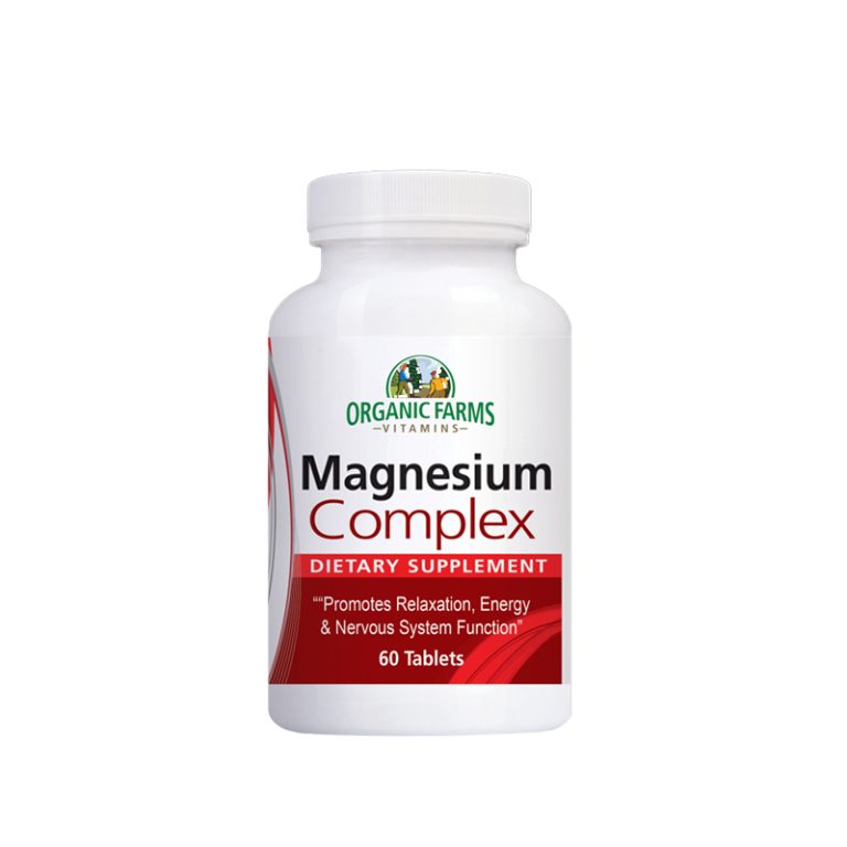 ORGANIC FARMS MAGNESIUM COMPLEX 1000MG-60T – Vitasalud