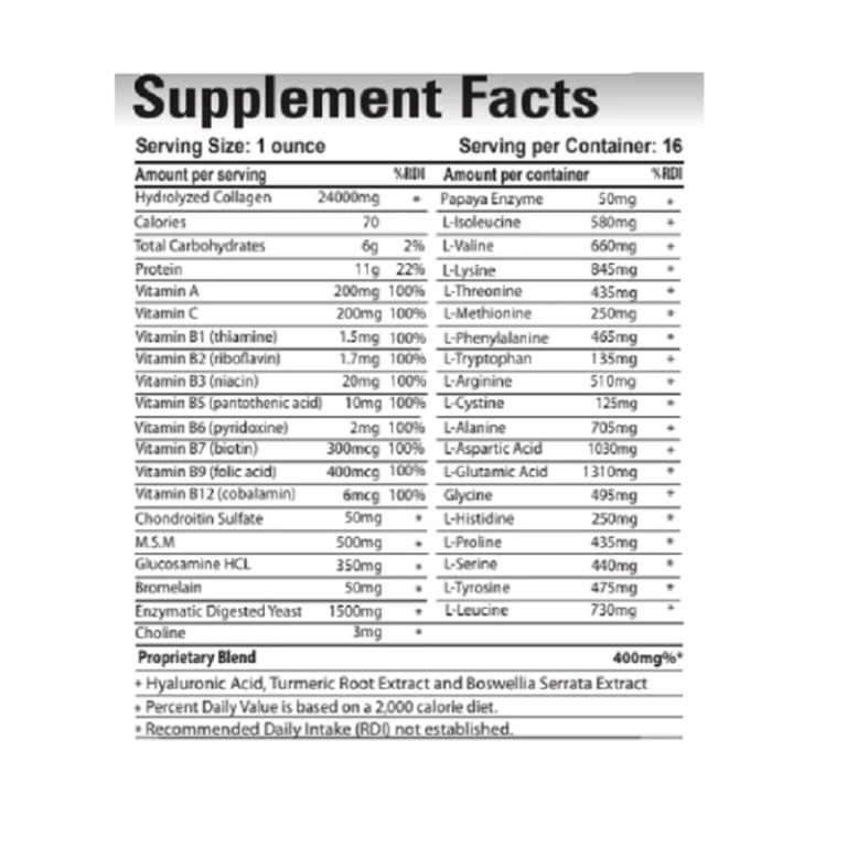 ORGANIC FARMS COMPLEX COLLAGEN HYDROLYZED FORMULA 1LB – Vitasalud