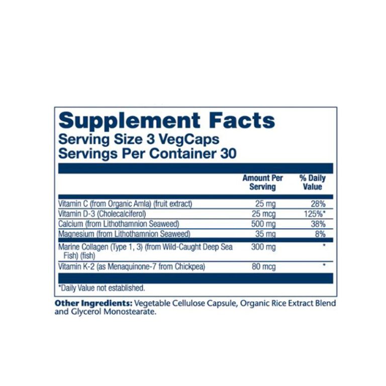 SOLARAY COLLAGEN BONE COMPLETE 90CAPS – Vitasalud