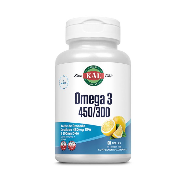 KAL OMEGA 3 450/300 DEST/ LEMON 60C 60 – Vitasalud