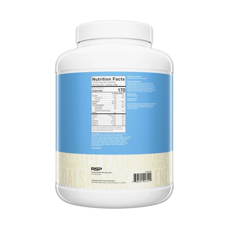 RSP TRUEFIT PROTEIN POWDER VANILLA 4LBS – Vitasalud