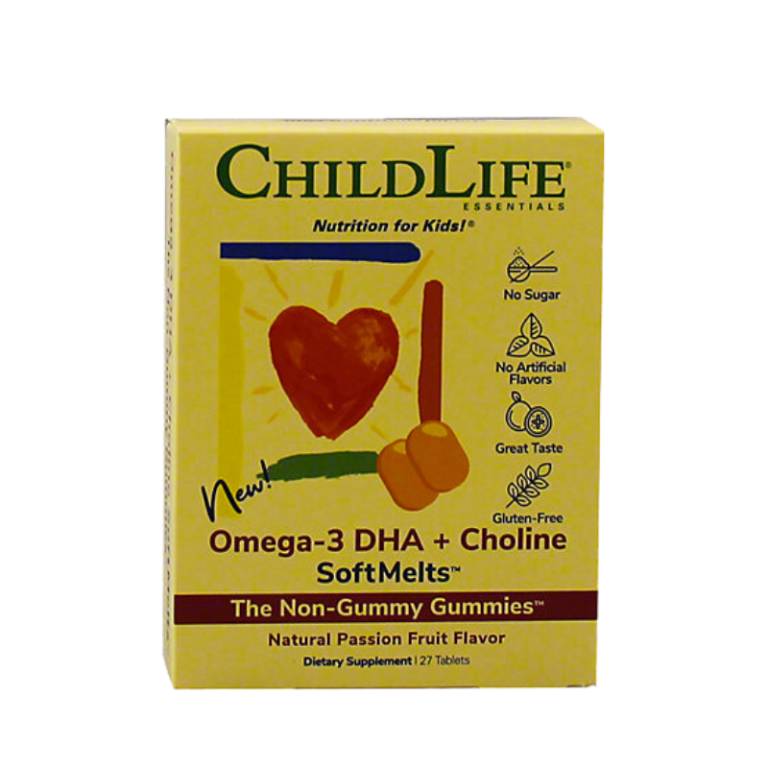 CHILDLIFE OMEGA 3 DHA + CHOLINE SABOR PASSION FRUIT – Vitasalud