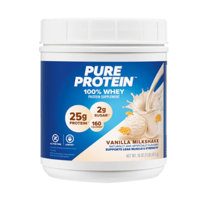 PURE PROTEIN SIMPLE WHEY VANILLA MILSHAKE 1LB 11S – Vitasalud