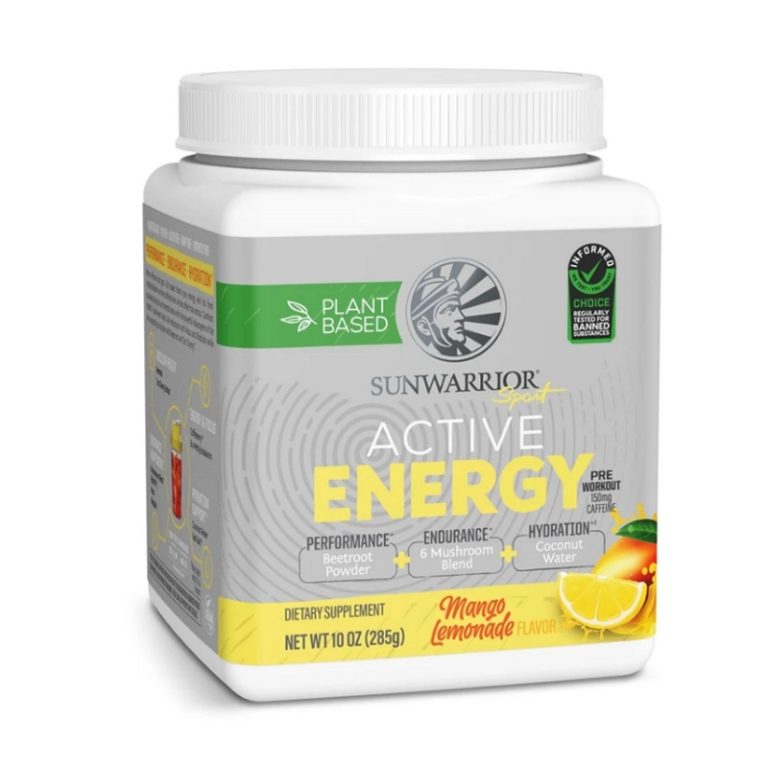 SUNWARRIOR PRE-WORK MANGO LEMON 10oZ – Vitasalud
