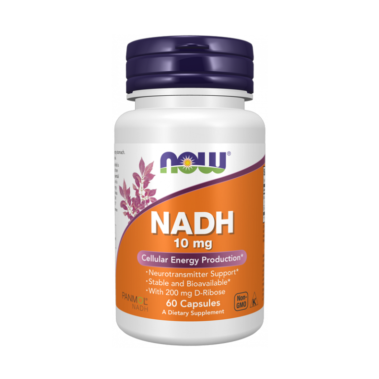 NOW NADH 10 200MF 60C – Vitasalud