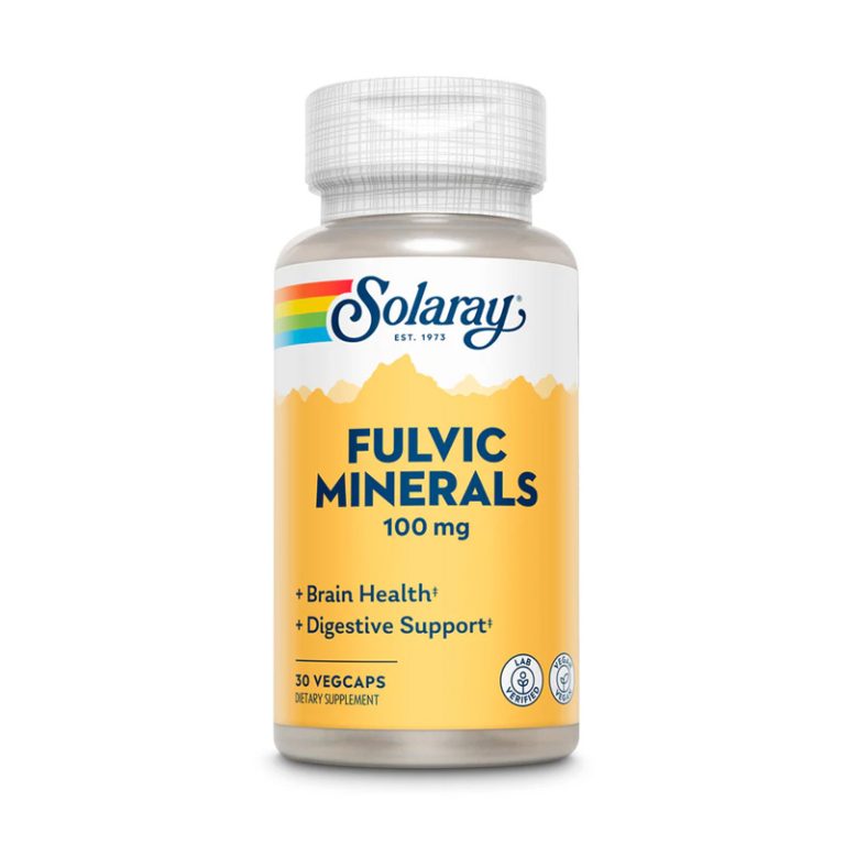 SOLARAY SHILAJIT FULVIC MINERALS 30C – Vitasalud