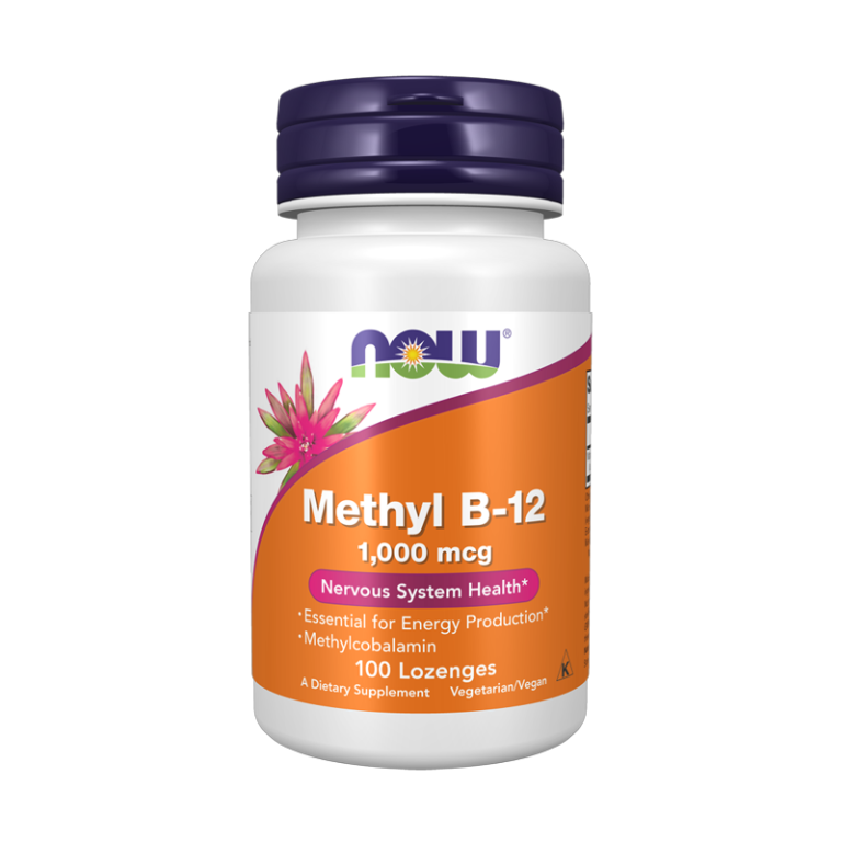 NOW B-12 METHIL 100MCG LOZENGES – Vitasalud